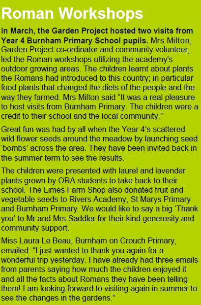 Roman workshop | Burnham on Crouch Primary School