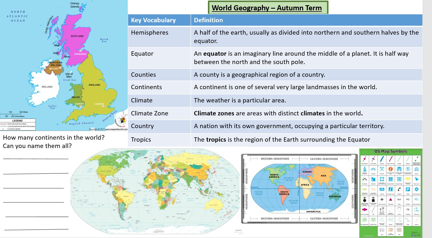Year 4 Knowledge Planner – World Geography | Burnham on Crouch Primary ...